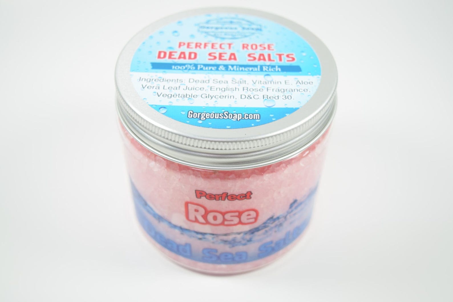 Rose Dead Sea Salts Bath Soaks Herbal Bath Salts Sea Salt - Etsy