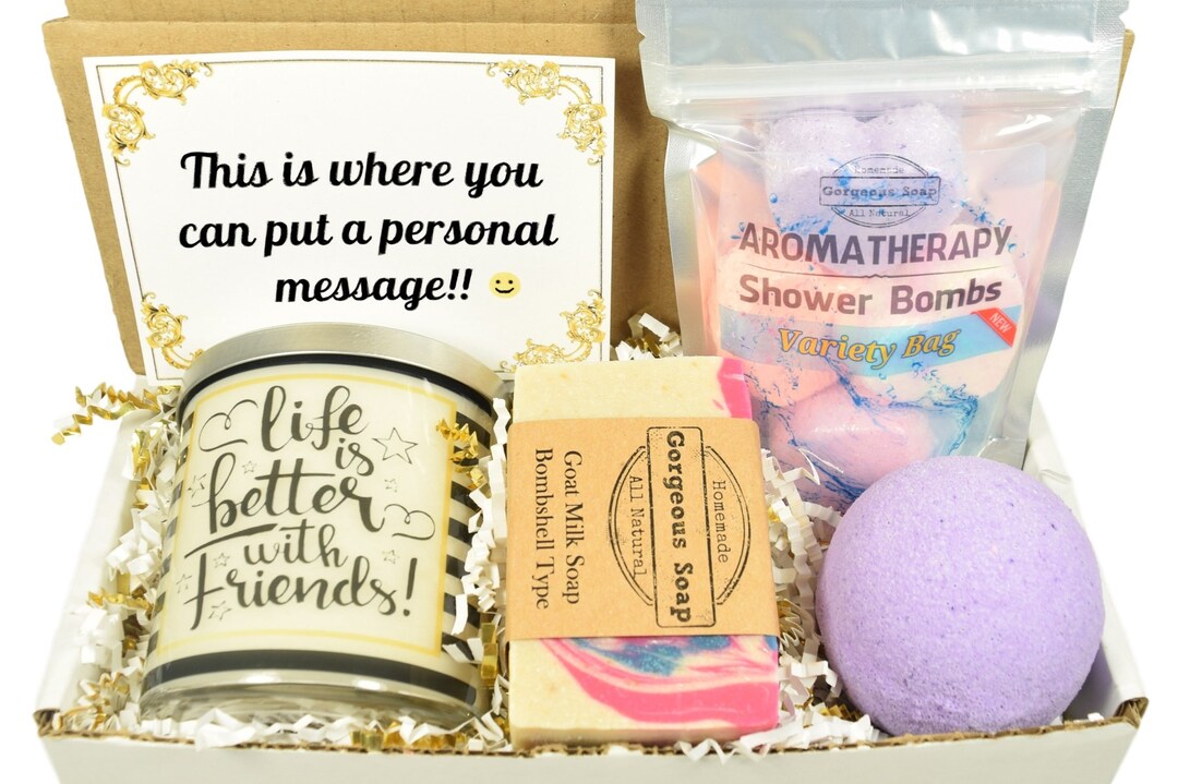 Custom Friend Gift Box, Personalized Friend Gifts, Personal Message ...