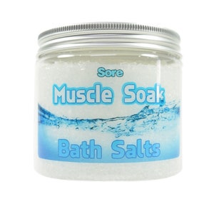 Sore Muscle Soak Bath Salts Bath Soaks Herbal Bath Salts In | Etsy