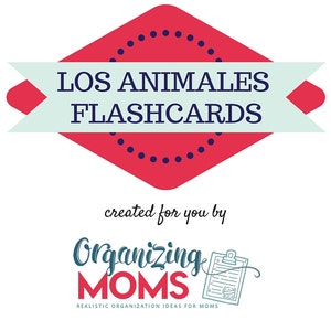 Los Animales - Animals - Spanish Flash Cards - Etsy