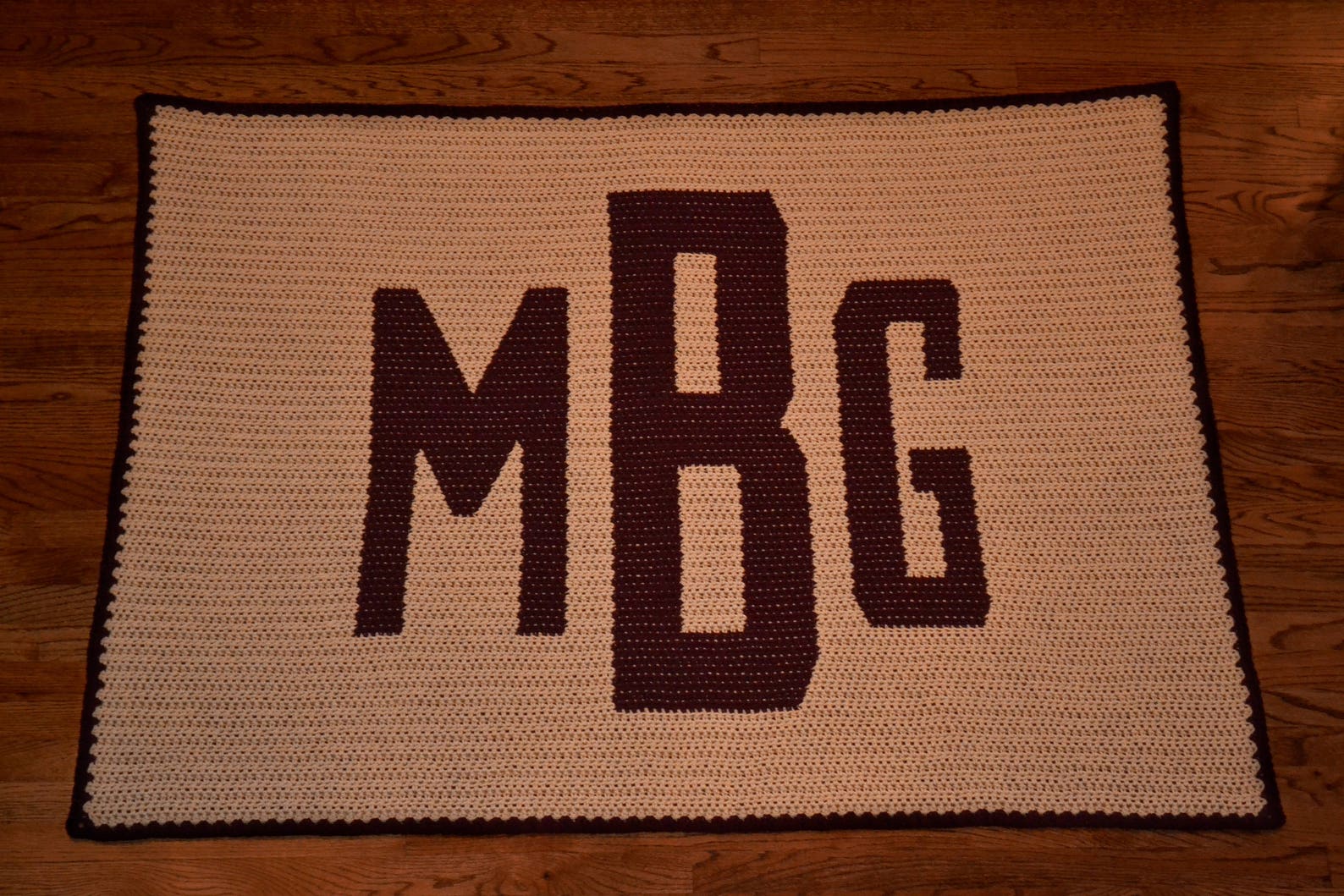 Custom Personalized Monogram Blanket - Etsy