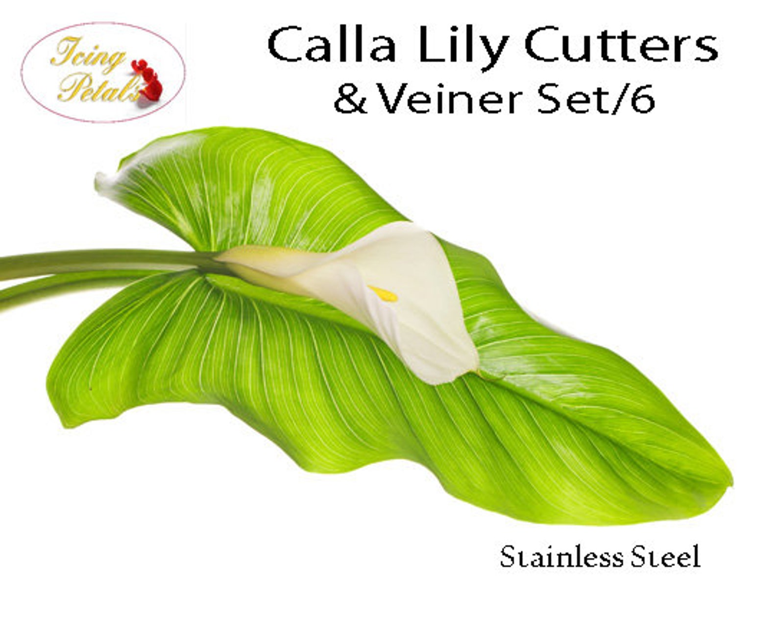 Calla Lily Cutter Set/4 by Icing Petals - Etsy