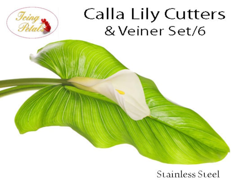 Calla Lily Cutter Set/4 by Icing Petals - Etsy