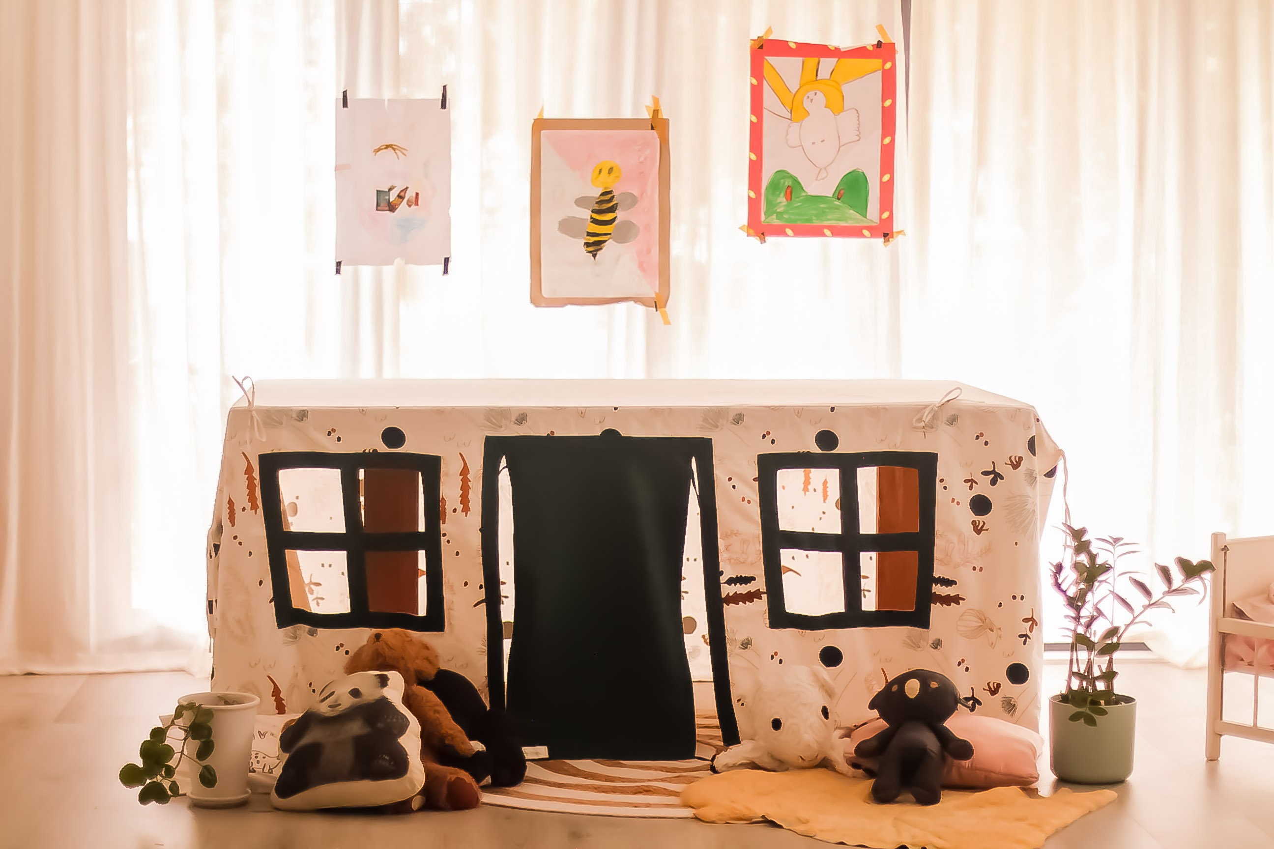 Blanket Fort Sewing Pattern PDF Play House Cubby Pattern Play Tent Kids ...