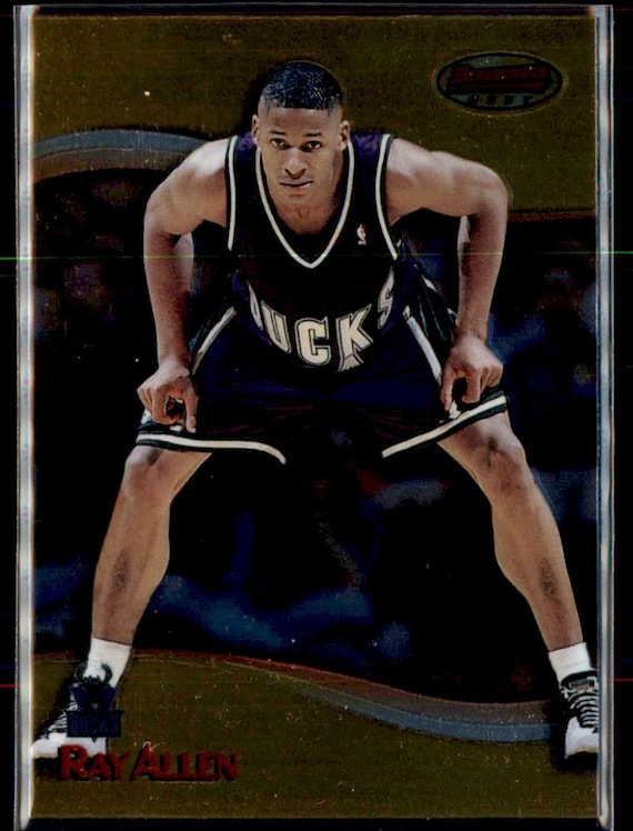 Ray Allen 1999 Bowman's Best Basketball Card #40 Memorabilia Art ...