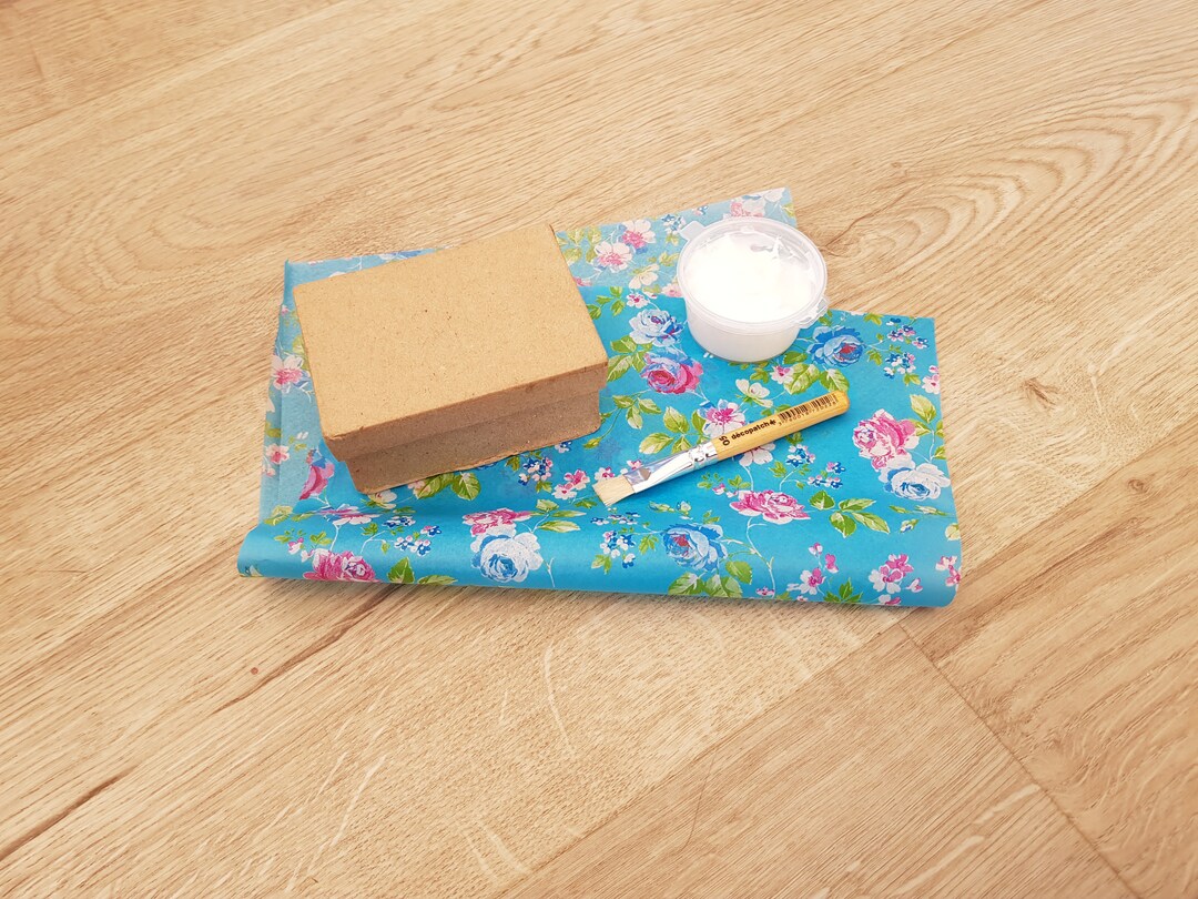 DIY Decopatch Box || Craft Kit for Adults and Kids || Eco Friendly - Etsy