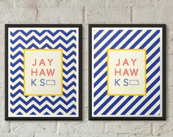 KU Icons Posters Allen Fieldhouse | Etsy