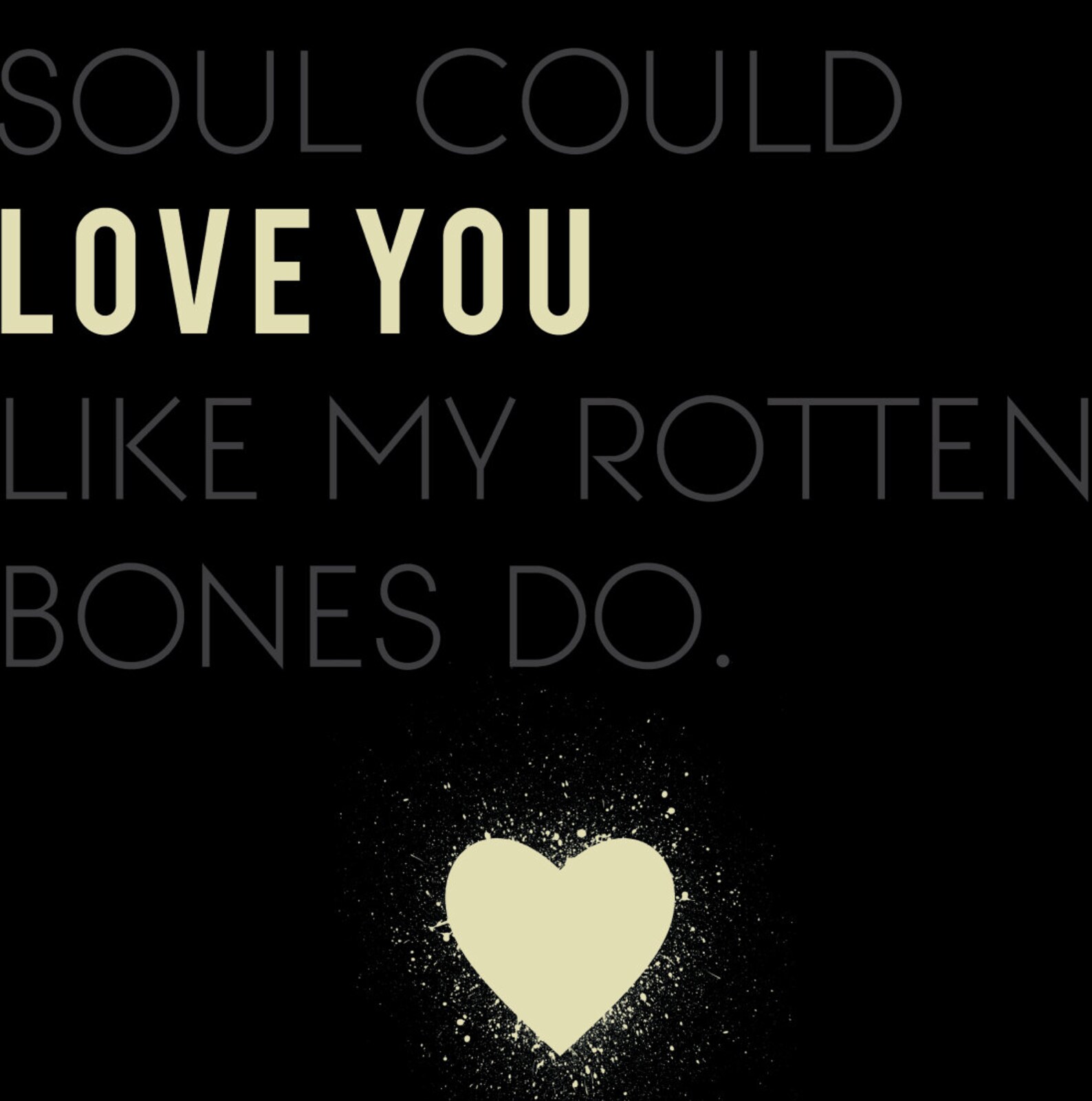 Gaslight Anthem Brian Fallon Lyric Print -typography Print Love Quote ...