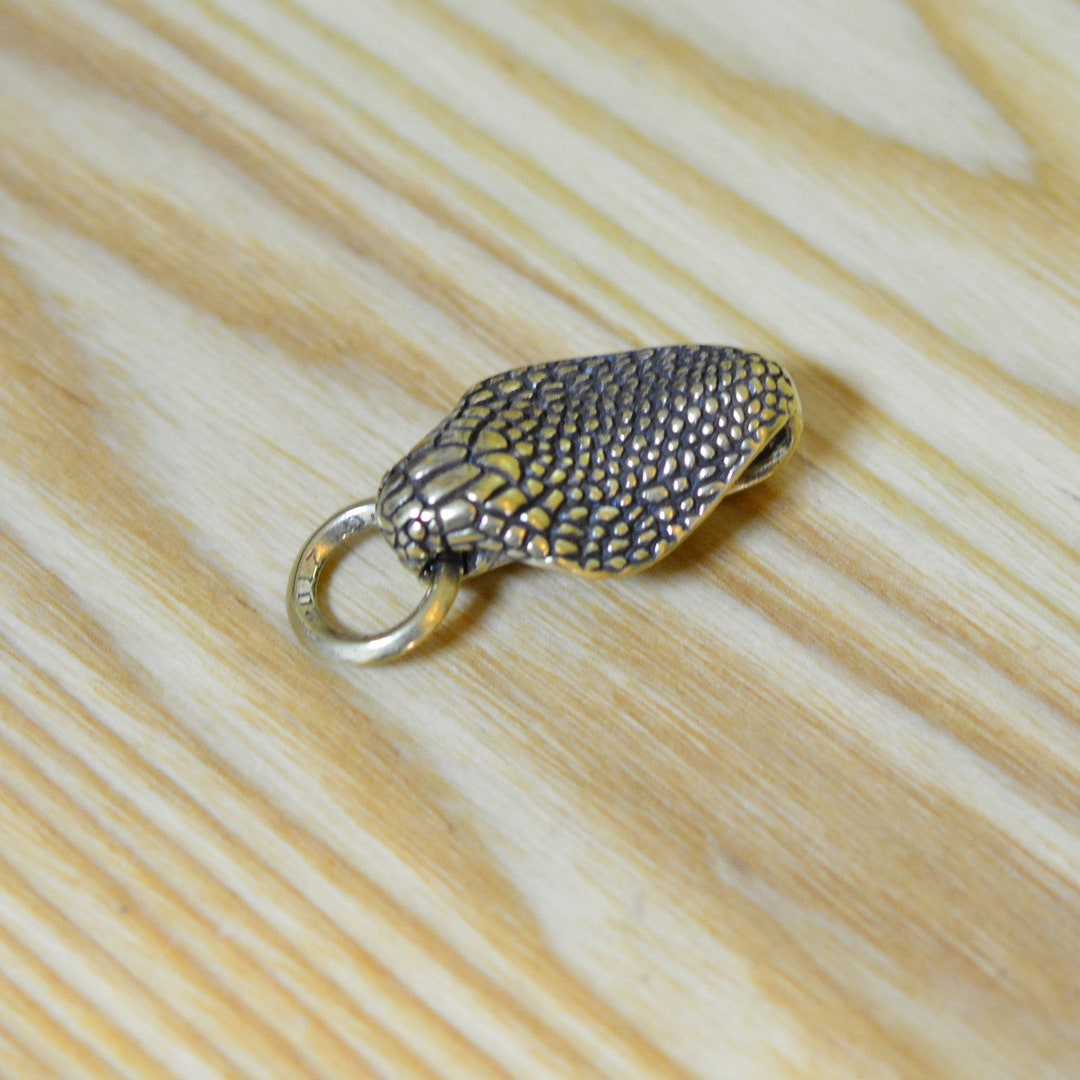 Super Fine Antique Raw Brass 3D Cobra Naja Naja Snake Japanese - Etsy