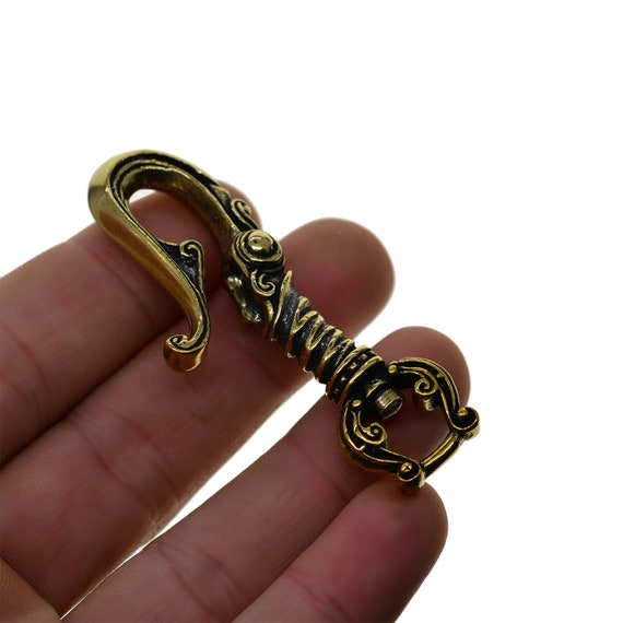 Solid Retro Antique Brass Swivel Victorian Pattern Japanese | Etsy