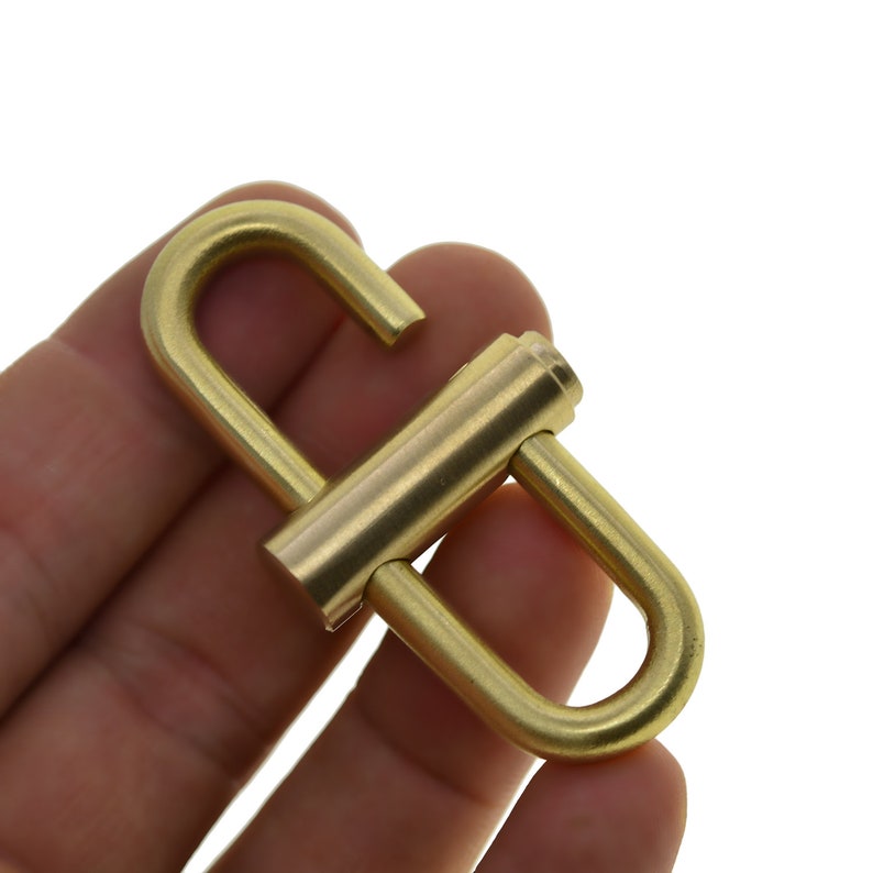 Handmade Heavy Duty Solid Brass Oval Click Locking Snap - Etsy UK