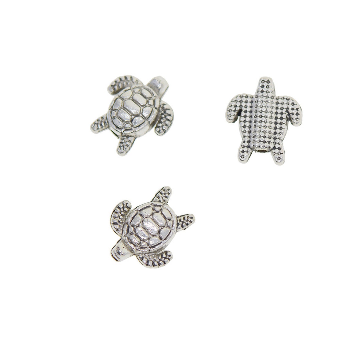 Assorted Colors Cute Metal Alloy 3D Turtle Alloy Metal - Etsy