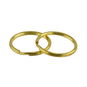 10pcs 35 Mm /25mm/20mm/15mm /10mmfine Brass Round Split Key - Etsy