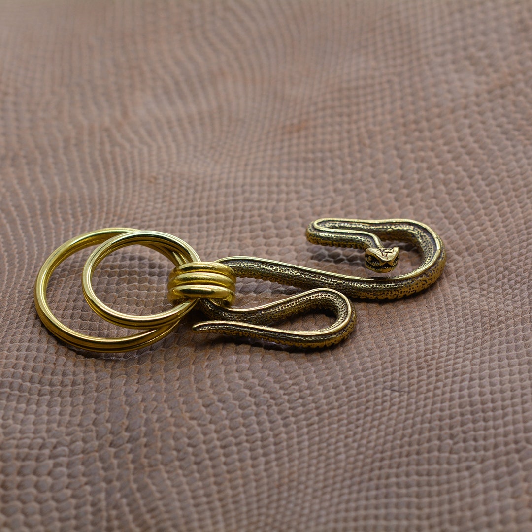 Handmade Super Fine Antique Raw Brass 3D Cobra Naja Naja Snake - Etsy
