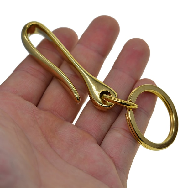 Brass Keychain - Etsy