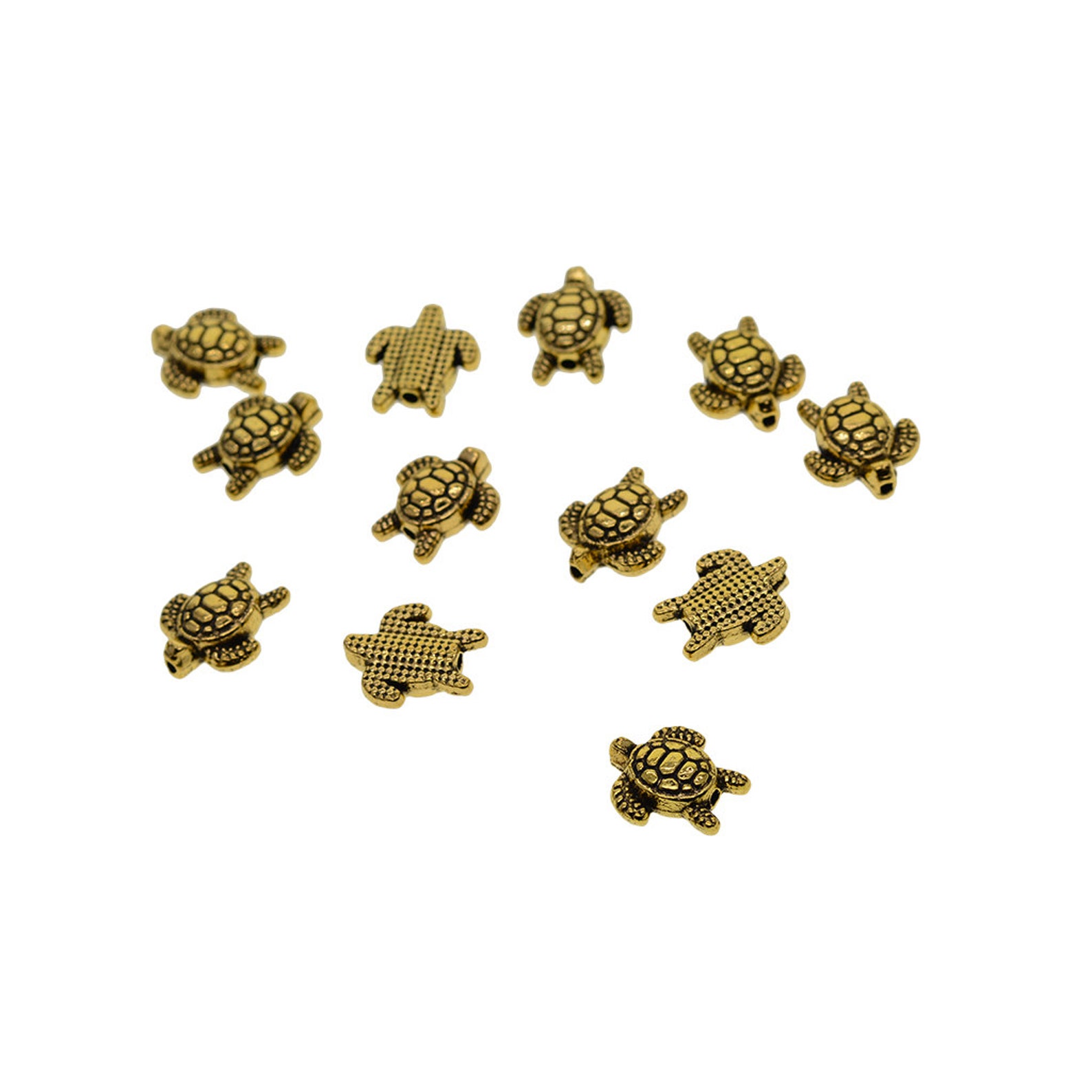 Assorted Colors Cute Metal Alloy 3D Turtle Alloy Metal - Etsy