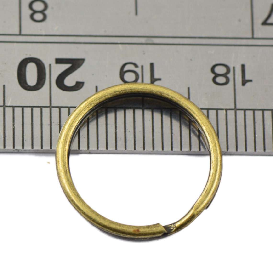 18mm Silver / Vintage Bronze Round Key Chain Spare Split Key - Etsy