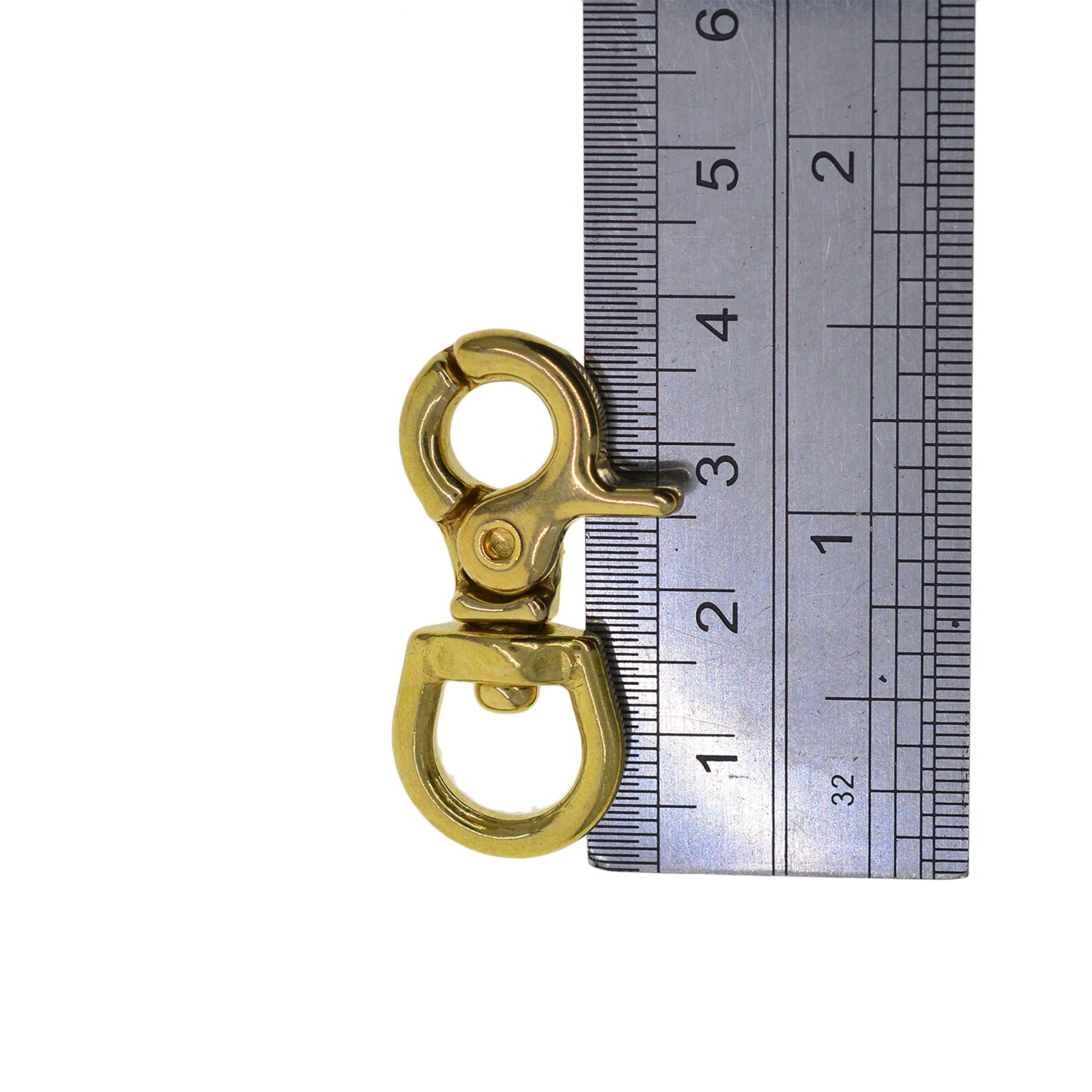 Mini Small Solid Brass Swivel Trigger Snap Hooks Keychain - Etsy