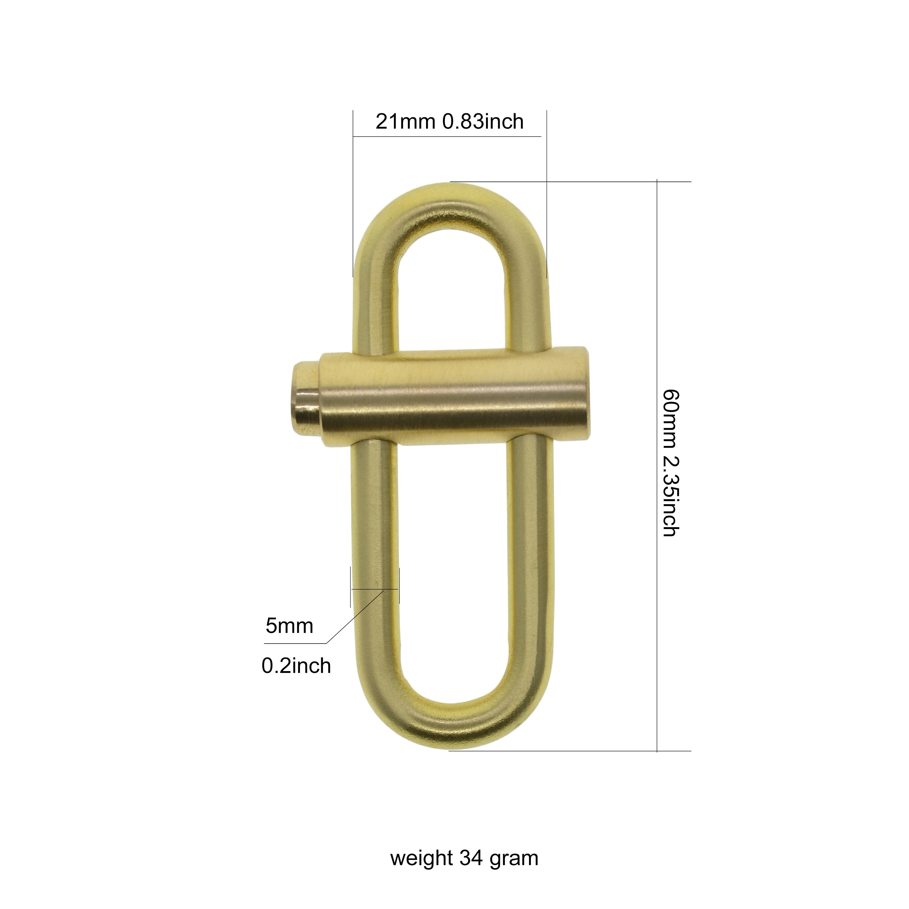 Handmade Heavy Duty Solid Brass Oval Click Locking Snap - Etsy UK