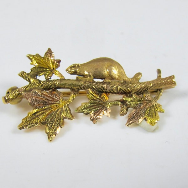 Beaver Brooch - Etsy