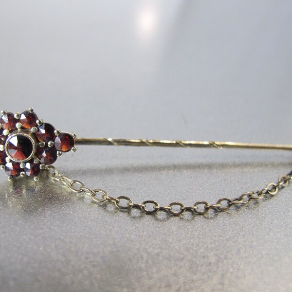 Garnet Stick Pin - Etsy