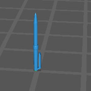 STL File, 3D Printing, Dollhouse Miniature Ink Pen, Craft Room, Office ...