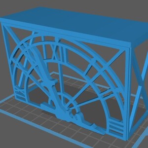 STL, SVG, Jpg File Only... Dollhouse Miniature Farmhouse Clock Table, 1 ...