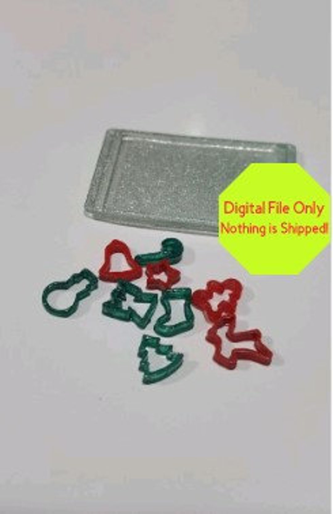 STL, File ONLY Dollhouse Miniature Cookie Cutters, Baking Sheet, 3d ...