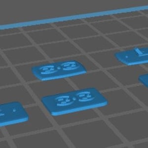 STL File ONLY Dollhouse Miniature Light Switch and Plug Cover, Outlet ...