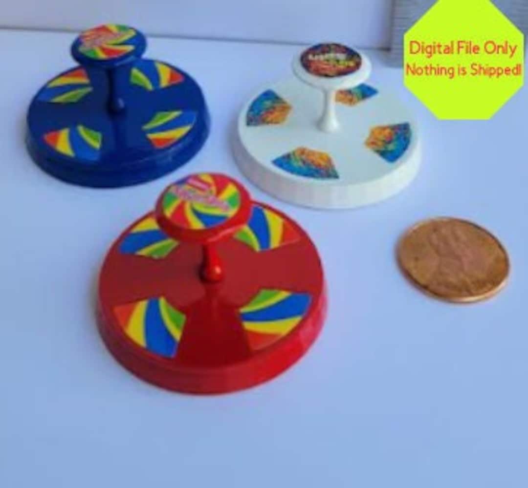 STL File Only for 3D Printer, Dollhouse Miniatures Spin Toy, Kids ...