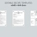 Chalkboard Recipe Binder Printable Kit, Editable DIY Recipe PDF Set ...