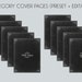 Chalkboard Recipe Binder Printable Kit, Editable DIY Recipe PDF Set ...