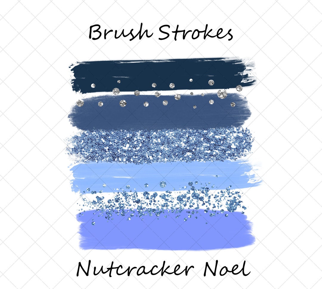 Winter Babies | Winter Brush Strokes Clip Art | Glitter Strokes ...