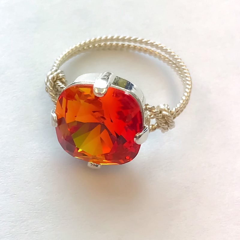 Crystal Rings - Etsy