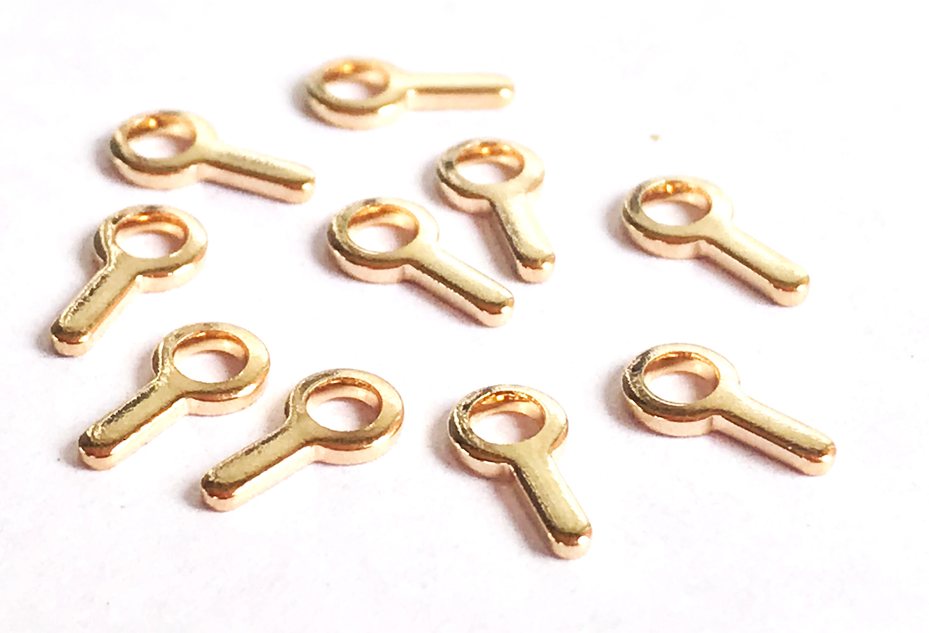 Cup Chain Finisher End Loop 10pk Gold Plated | Etsy