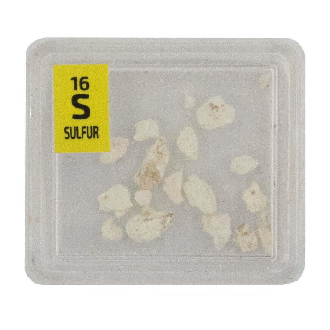 Sulfur Element Pure in Periodic Element Tile Crystal Pieces - Etsy