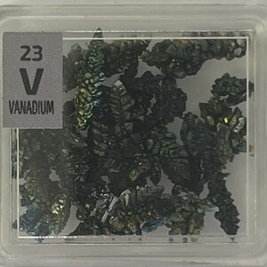 Pure Vanadium Foil / Crystal / Ingot / Pieces 99.9% in Our New Thicker ...