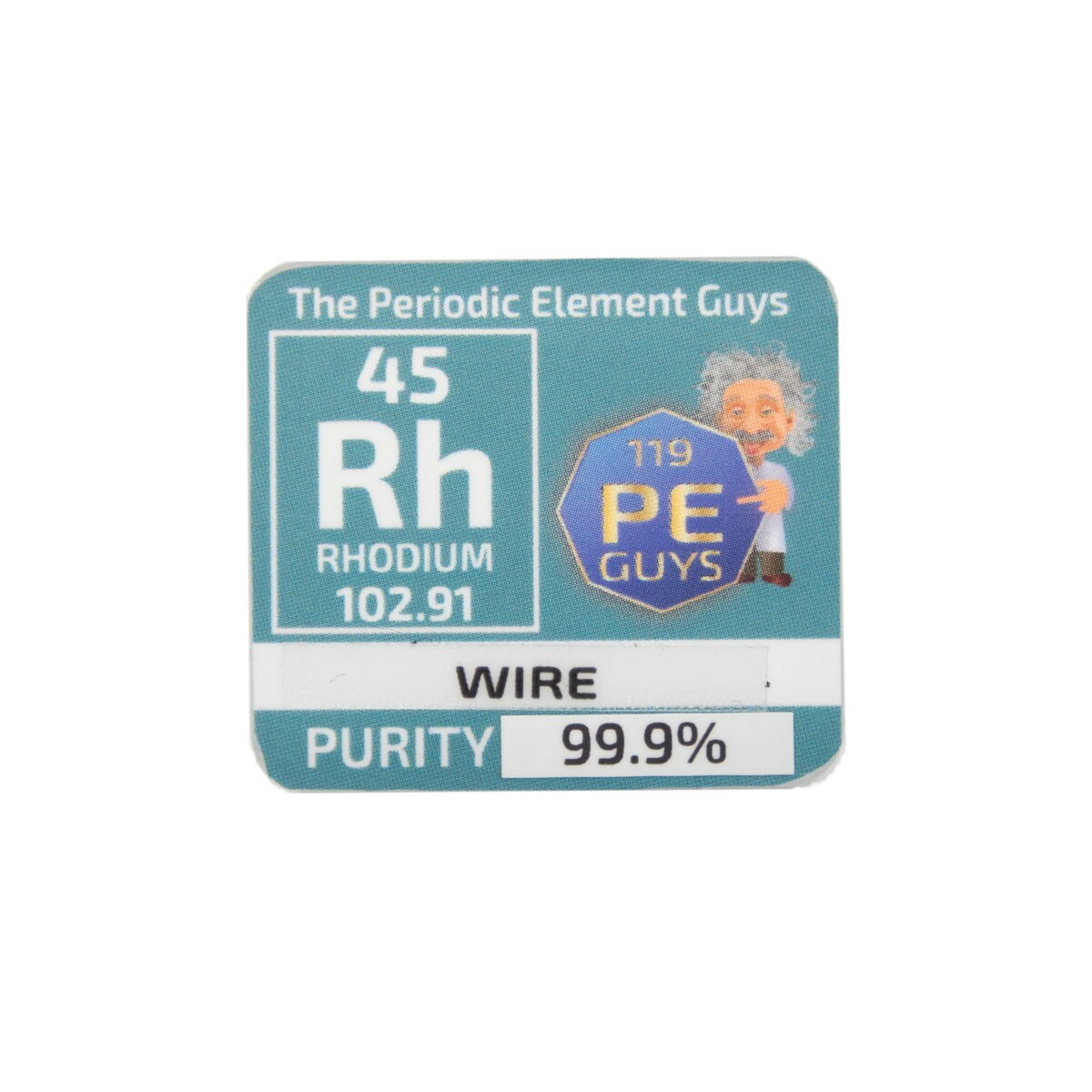 Rhodium Wire 99.9% Pure Element Rh 20mm Sample in a PEGUYS - Etsy