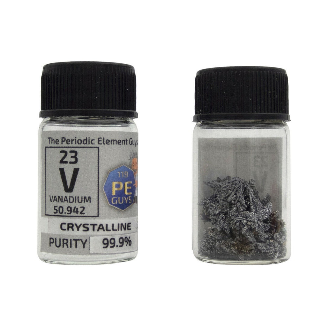 Vanadium Metal Element Sample - 3g Crystal - Purity: 99.9% - Etsy