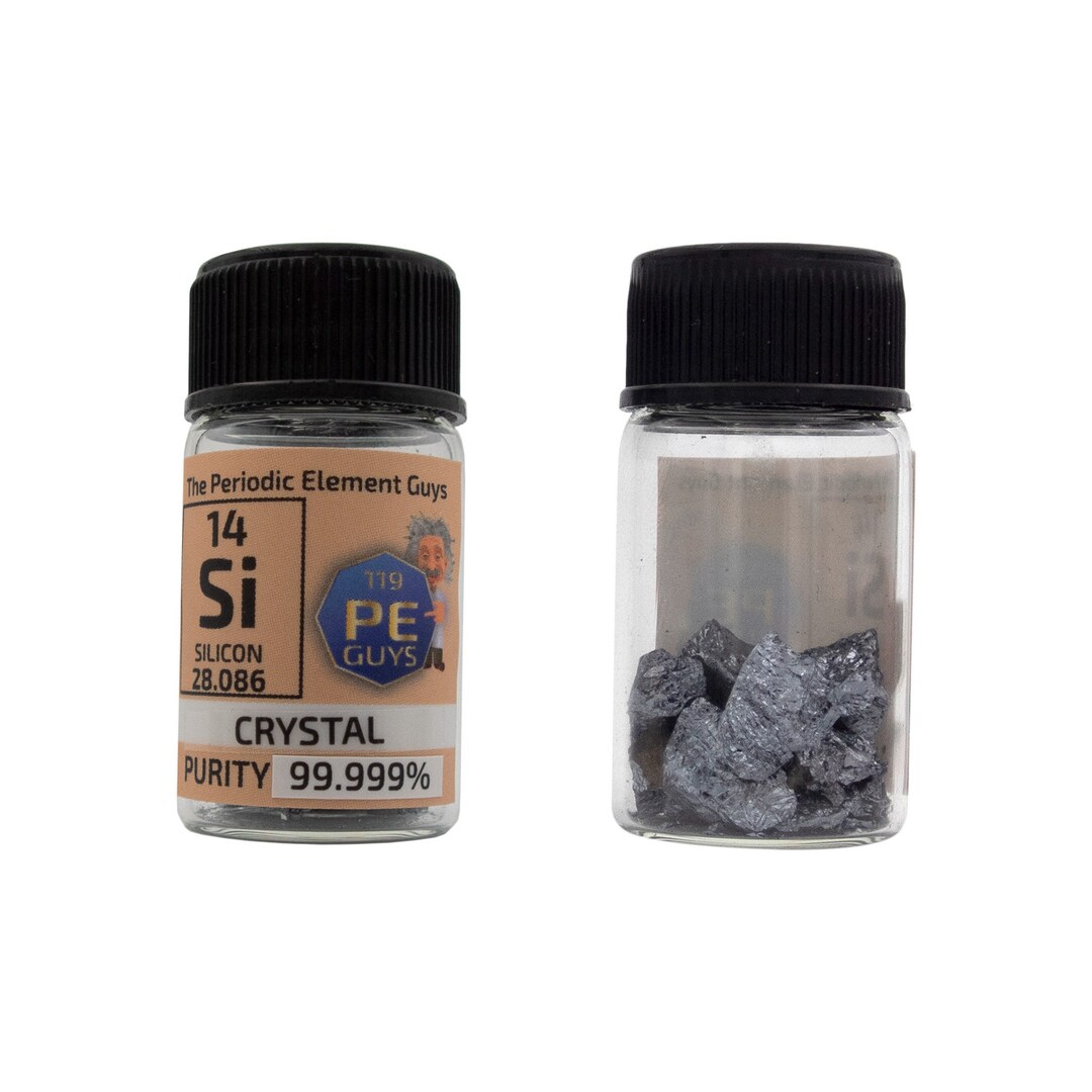 Silicon Element Sample - 5g Crystals - Purity: 99.999% - Etsy