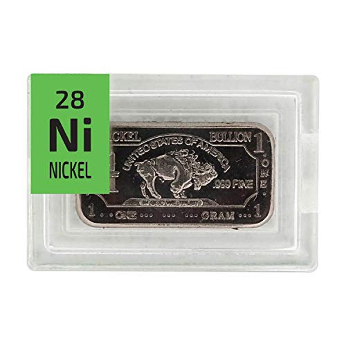 Nickel Metal Bullion Bar - 1g Ingot - Purity: 99.9% - Etsy