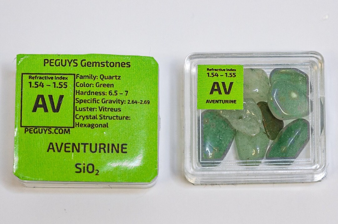 Aventurine in a Mineral Gemstone Tile Pure -crystal MINERAL Gemstone - Etsy
