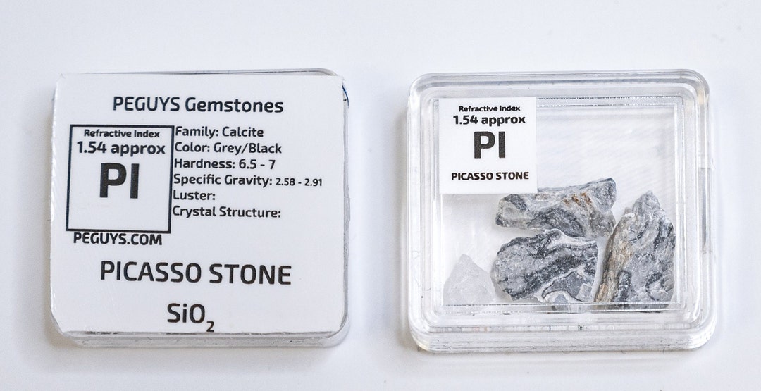 Picasso Stone in a Mineral Gemstone Tile Pure -crystal Mineral Gemstone ...