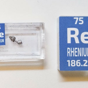 Rhenium Metal Crystals 0.1 Gram 99.9%+ Element Sample in Periodic ...