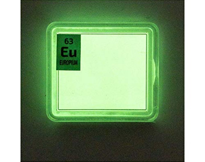 Europium Rare Earth Amazing Glow Powder. Element EU Sample in a PEGUYS ...