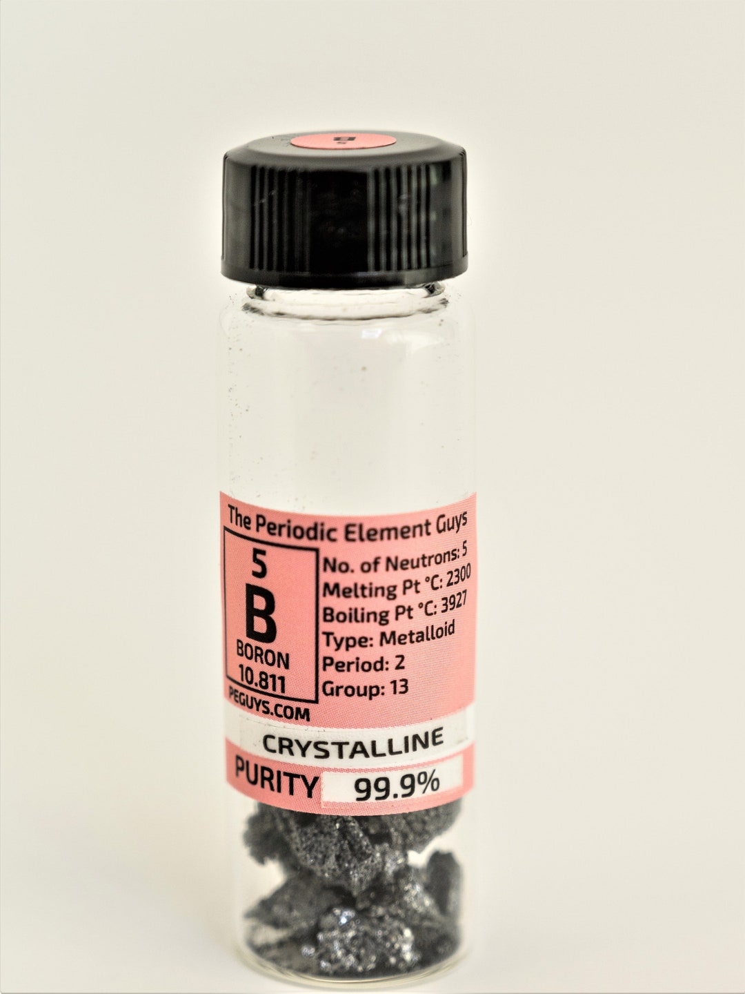 Boron Crystal 99.9% 3 Grams in a New "stand Tall Glass Vial - Etsy