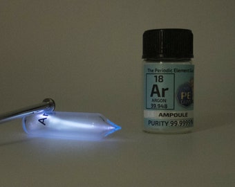 Pure Helium Gas Ampoule Element Sample Low Pressure in Labeled | Etsy