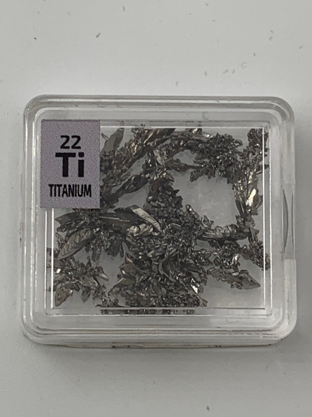 Titanium Crystals 99.9% Pure in a Periodic Element Tile. - Etsy