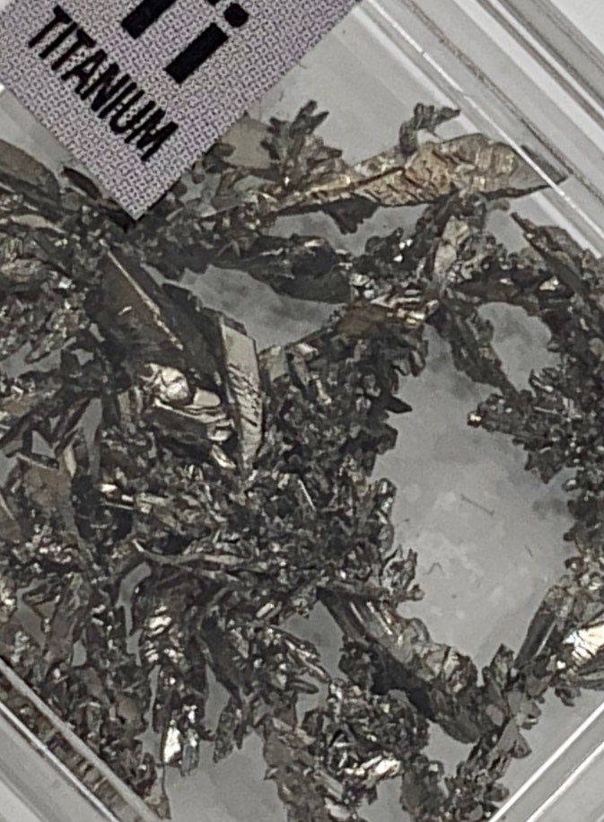 Titanium Crystals 99.9% Pure in a Periodic Element Tile. - Etsy