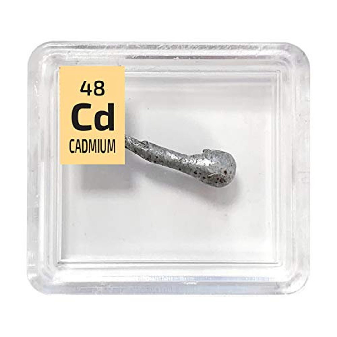 Cadmium Metal Pellet 99.9% Pure Element Sample in a PEGUYS Periodic Element Tile - Etsy